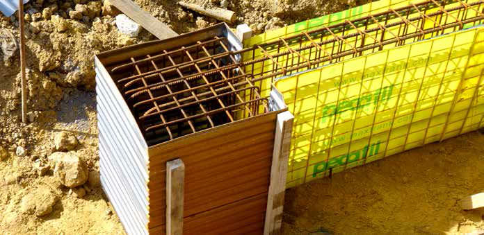 Foundation formwork block - PECAFIL® - PLAKA GROUP FRANCE - insulating