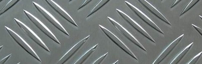 Embossed sheet metal - C-TREAD - COIL - stainless steel / steel / non-slip