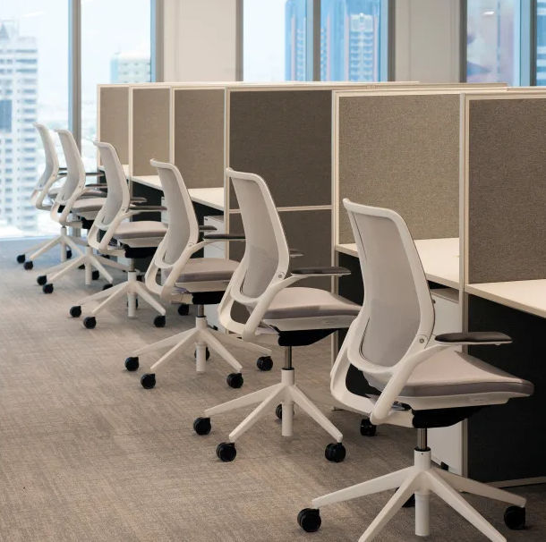 Contemporary office chair - EVA - Steelcase - indoor / fabric ...