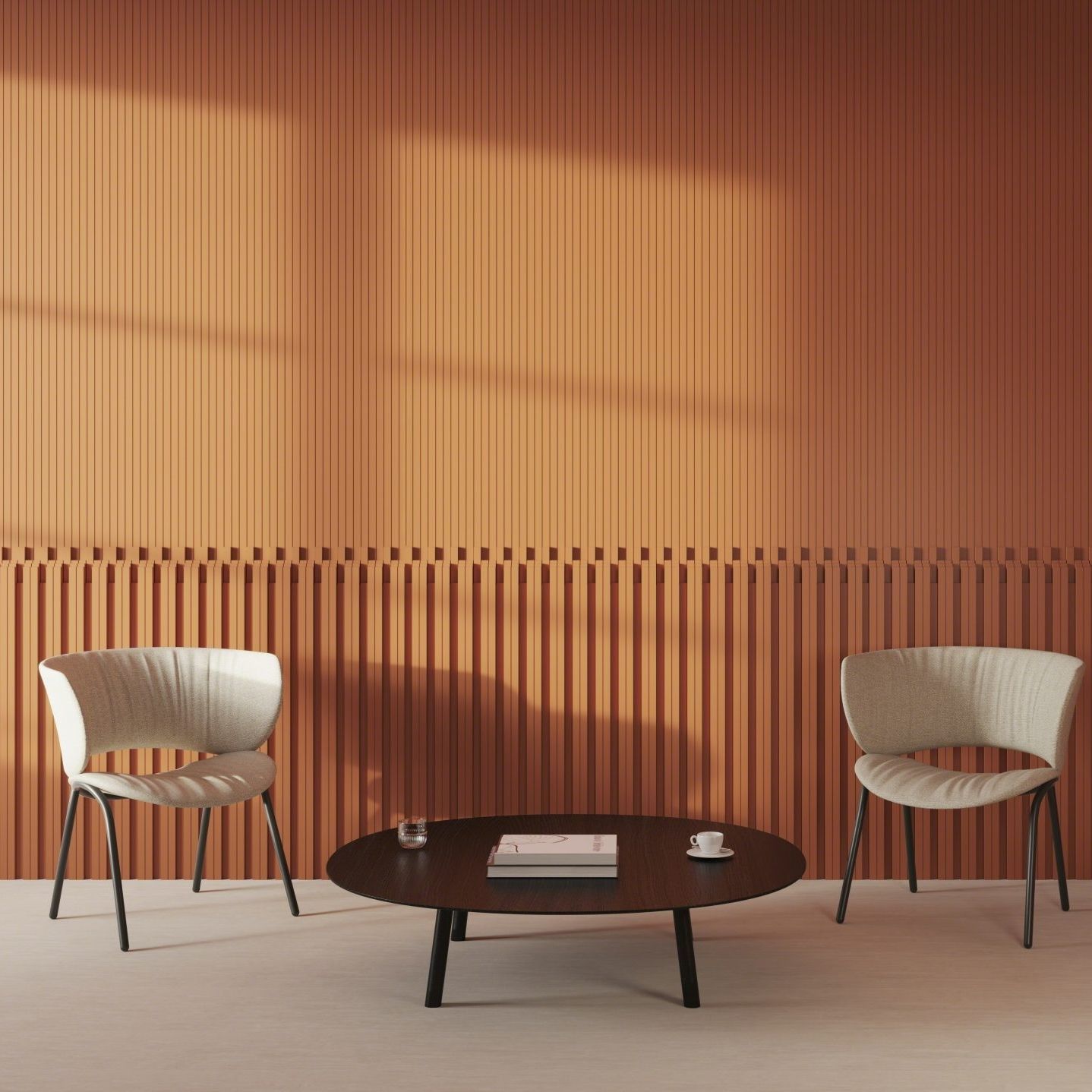 Contemporary coffee table - MAARTEN - Steelcase - oak / ash / wenge