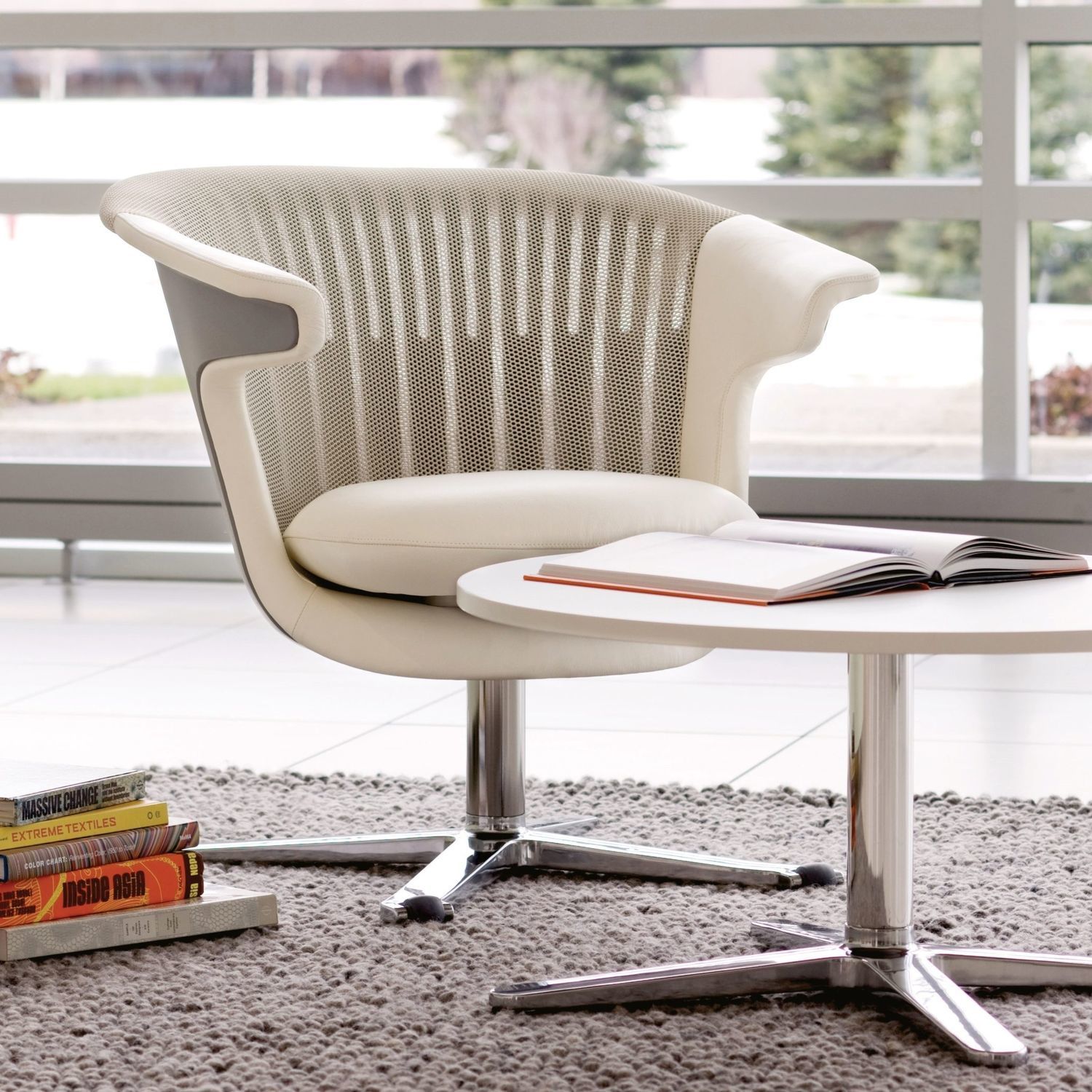 Contemporary office chair - I2I - Steelcase - indoor / fabric / leather