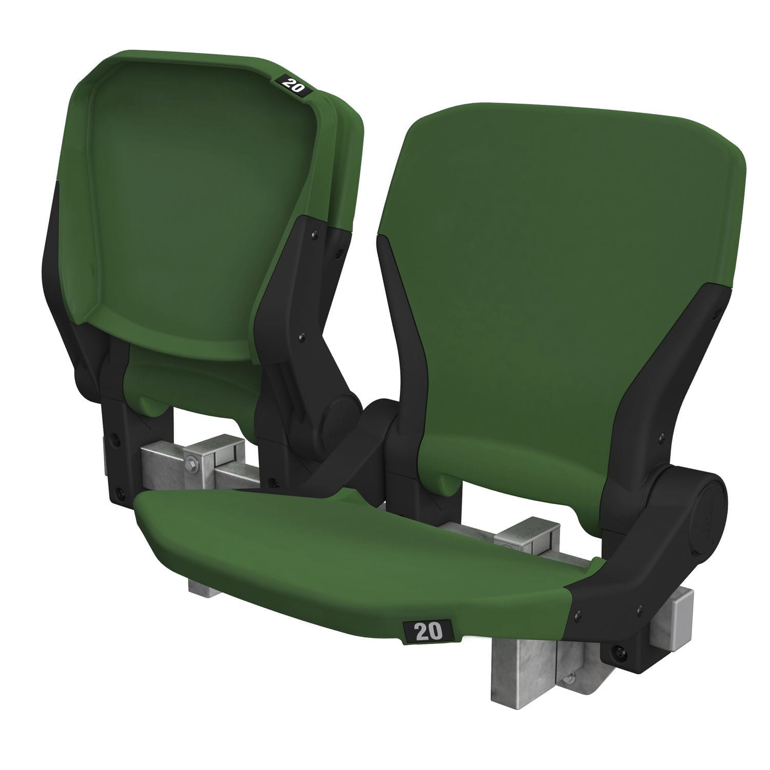 Folding stadium seat - Avatar Basic - Daplast, S.L. - contemporary ...