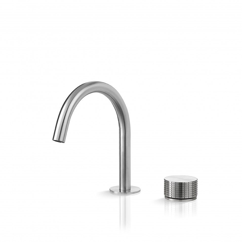 Washbasin mixer tap - KRO101 - Linki - countertop / steel / bathroom