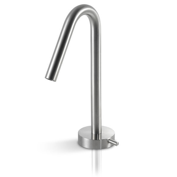 Washbasin mixer tap - RND002 - Linki - countertop / stainless steel ...