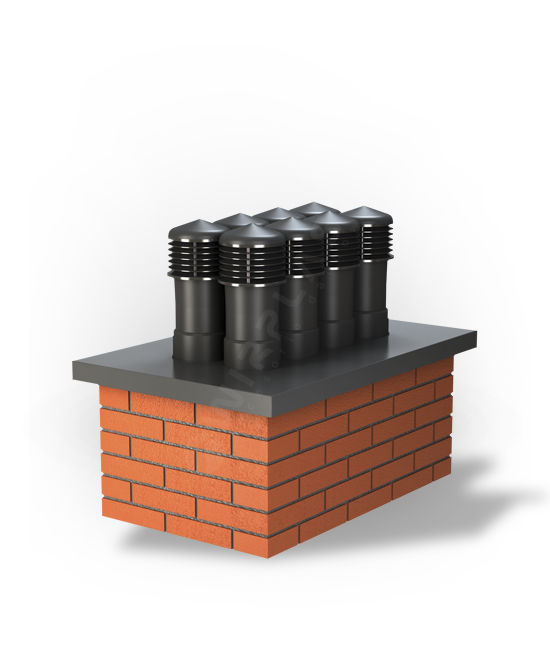 Masonry chimney stack - ALFAWENT - Wirplastexpo s.c.