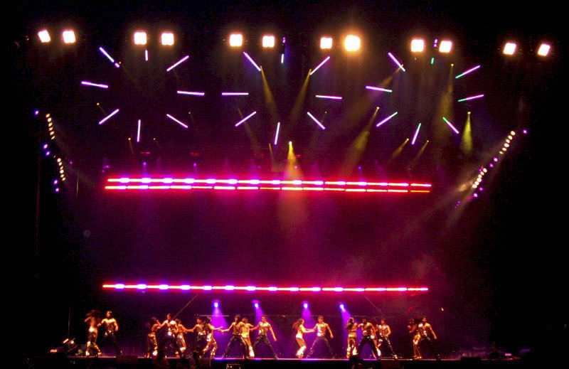 Surface-mounted light fixture / RGB LED / linear / color-changing - BAR ...