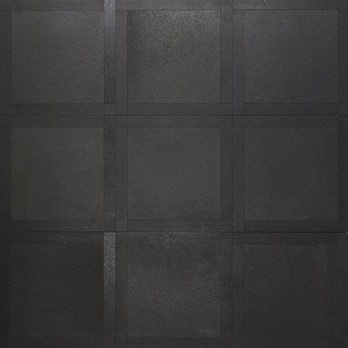 Lava tile - QUADRO - Nero Sicilia - polished / indoor / outdoor