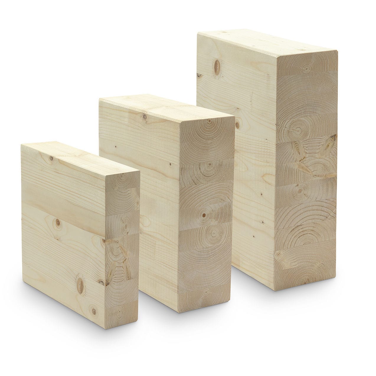 Glue-laminated wood beam - France Poutres - precast / load-bearing / spruce