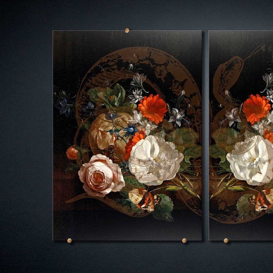 Wall-mounted decorative panel - FANCY BOUQUET 1 - VGnewtrend - for ...