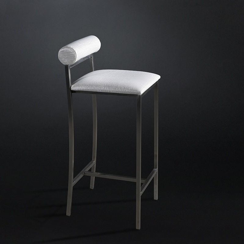 Contemporary bar stool - MIAMI - VGnewtrend - leather / fabric / MDF