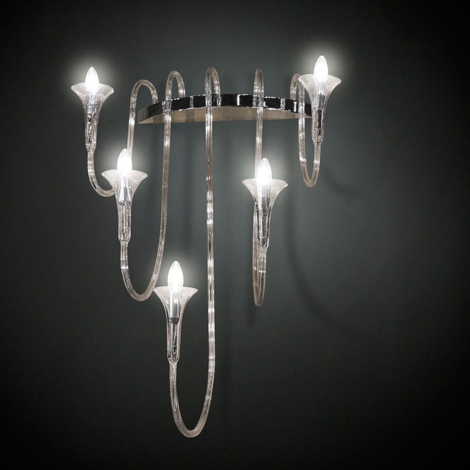 Contemporary wall light - OCTOPUS 5 - VGnewtrend - indoor / stainless ...
