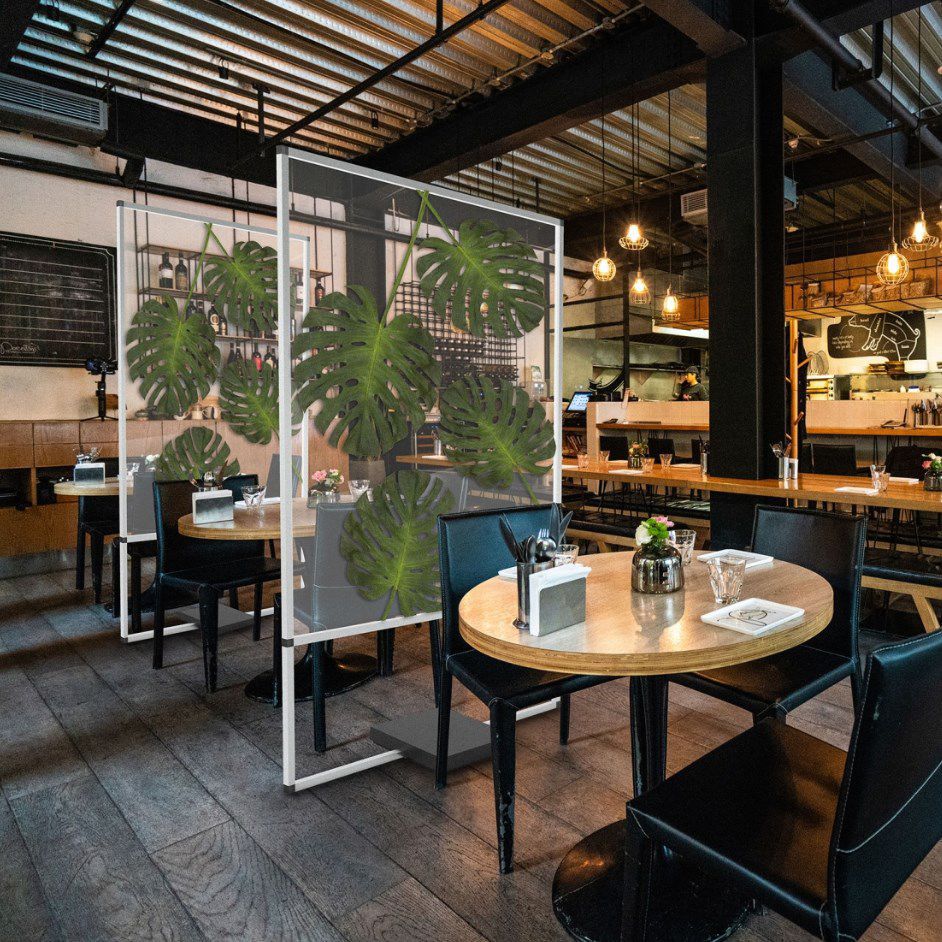 Fixed partition - URBAN - VGnewtrend - metal / glass / commercial