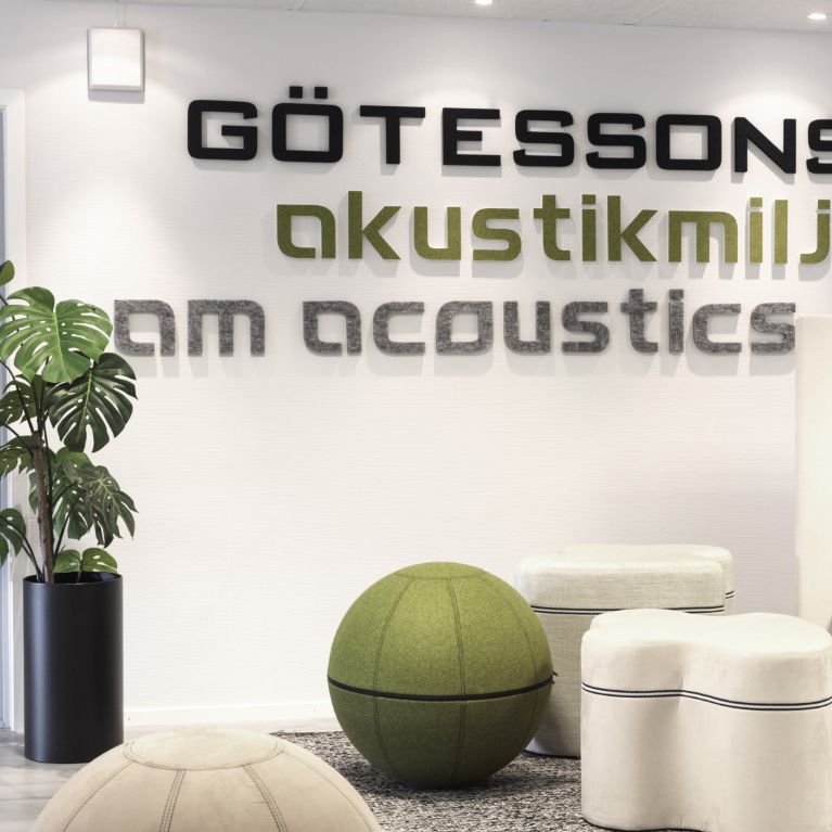 Acoustic wall panel - SOUND OFF LETTERS - Götessons - foam / polyester / 3D