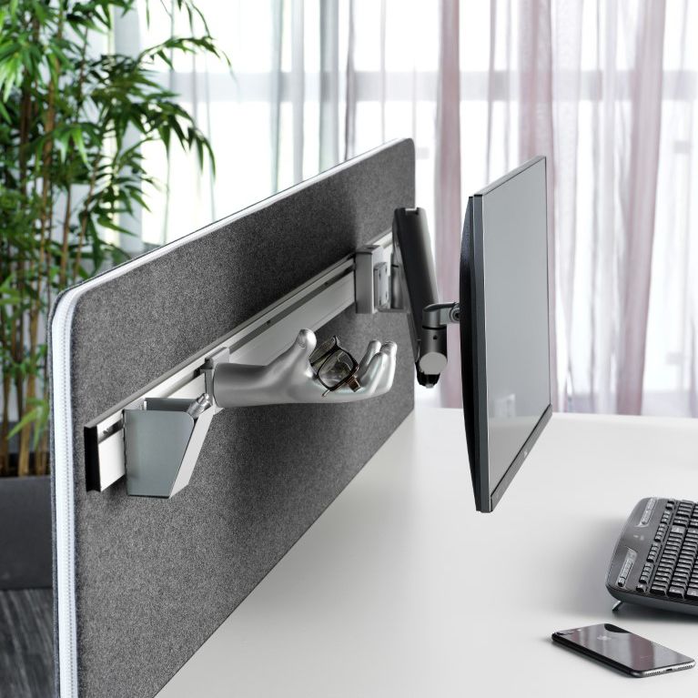 Desk mounted office divider - SCREENIT STANDARD REINFORCED - Götessons ...
