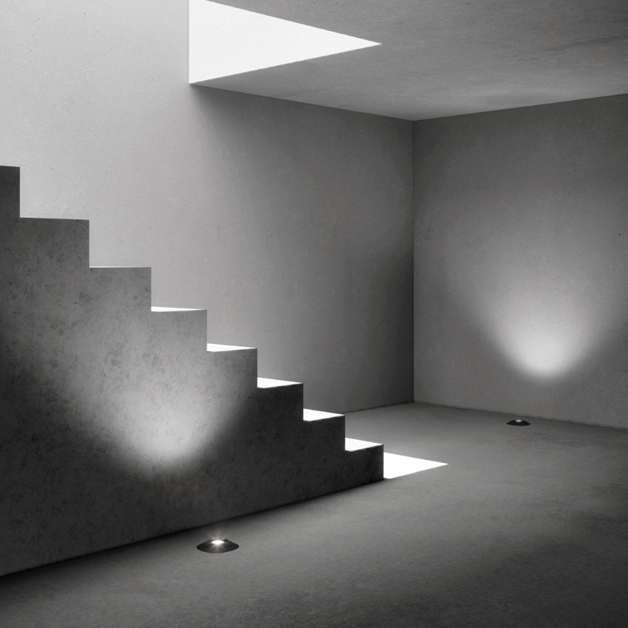 Floor spotlight - FACE-UP - PUK LIGHTING - LED / round / outdoor