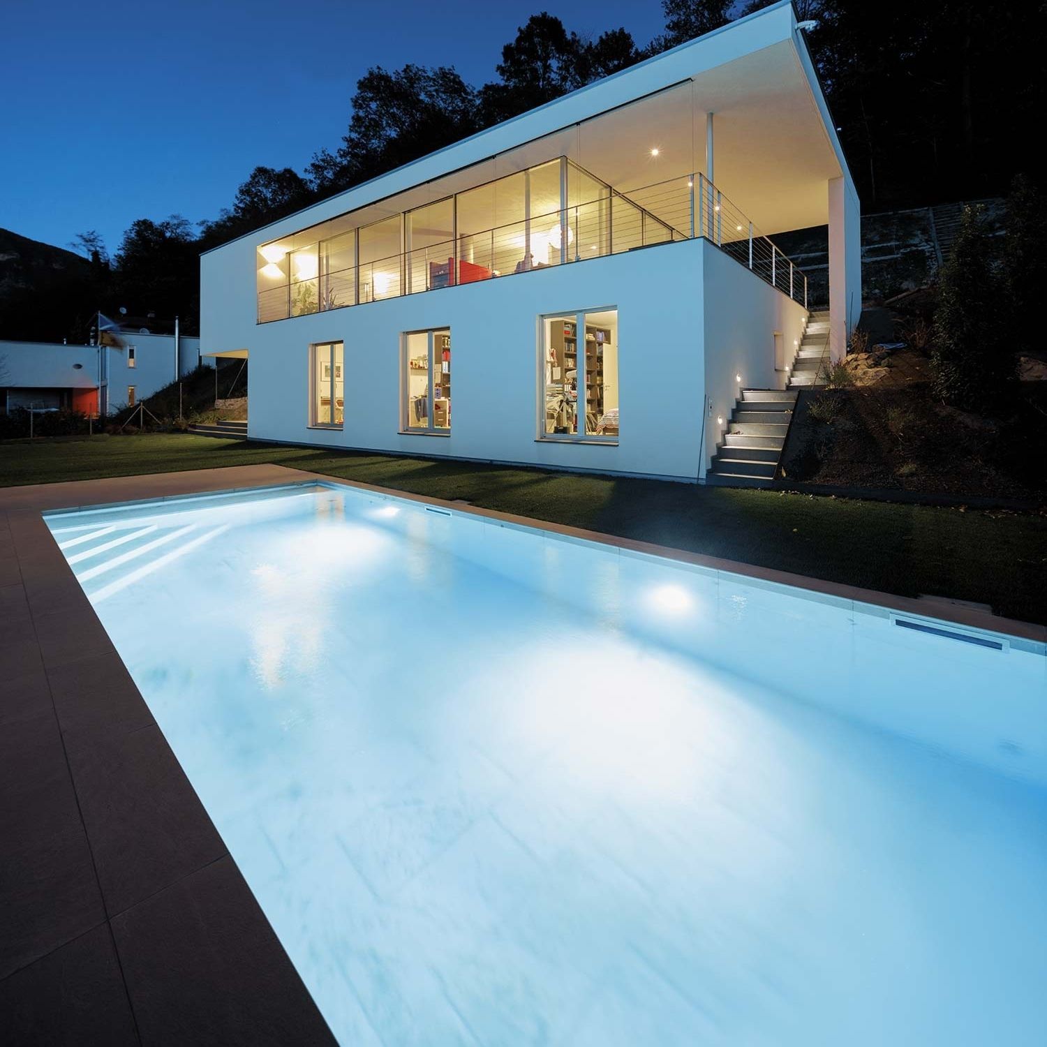 Wall spotlight - 303004 - PUK LIGHTING - recessed / LED / round