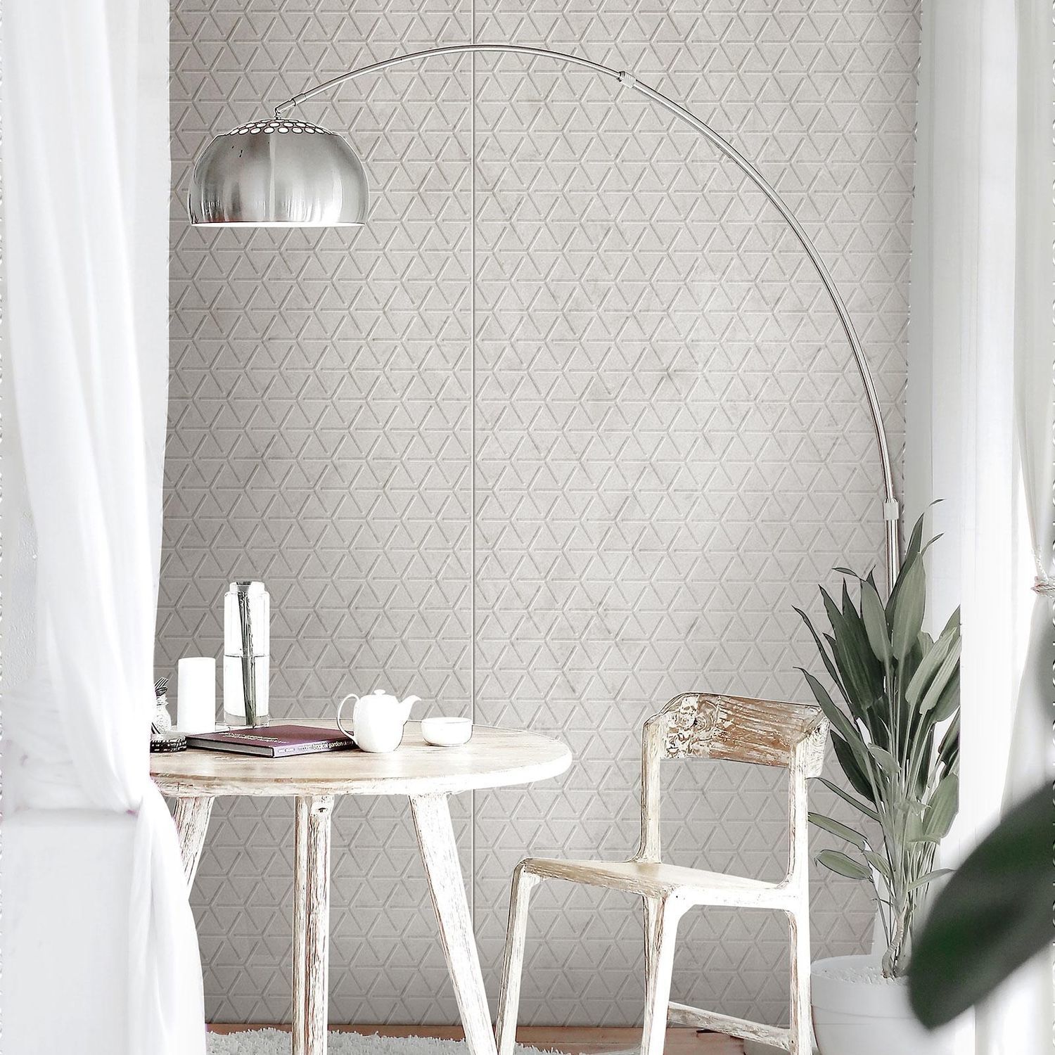 Cover decorative panel - FL CUBE VELVET Pearl - SIBU DESIGN - wall ...