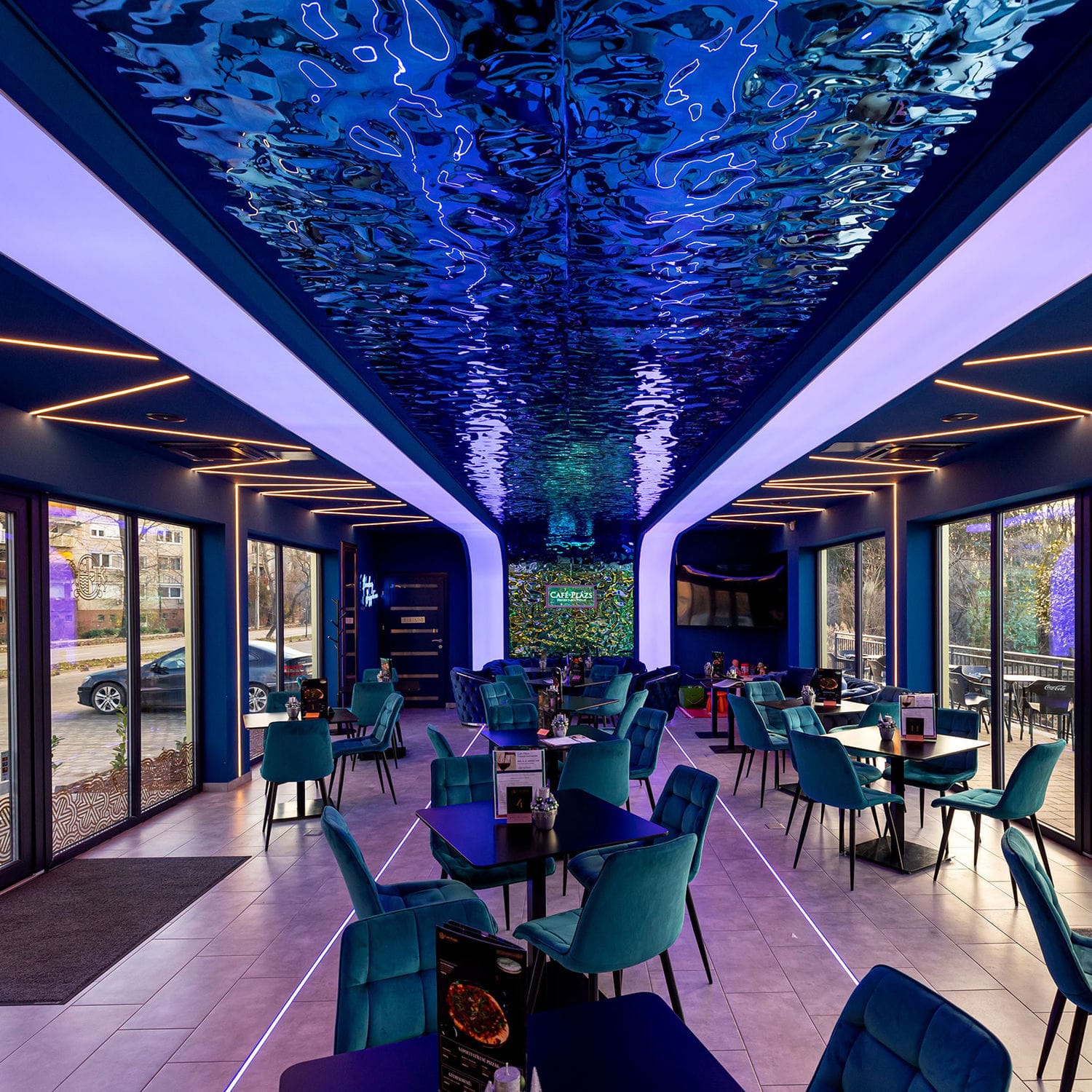 Cover decorative panel - SL OCEAN AQUA - SIBU DESIGN - for ceiling ...