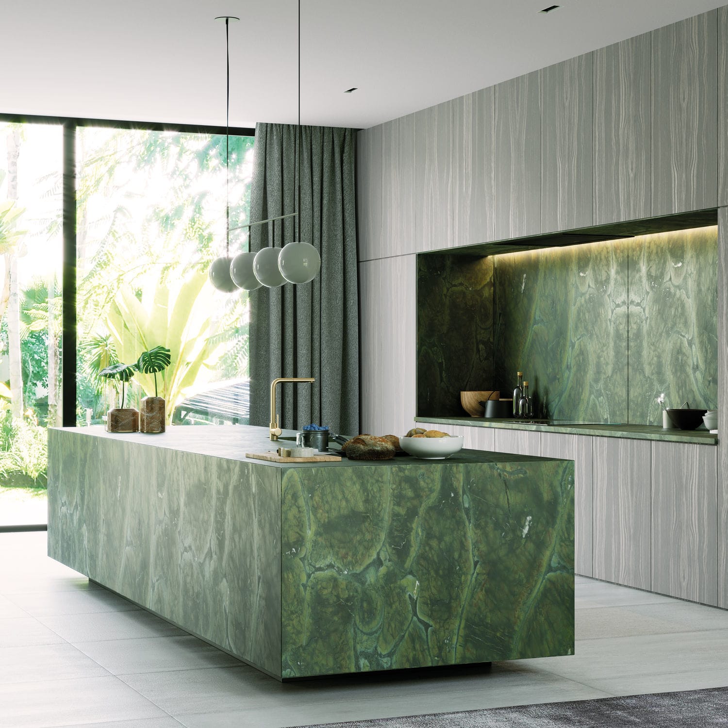 Quartzite stone slab - LUXE : VITORIA REGIA - Nikolaus Bagnara S.p.A ...