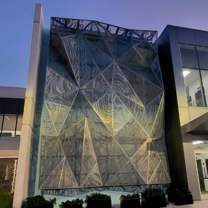 Zinc cladding - Image - ASTURIANA DE LAMINADOS - panel / perforated ...