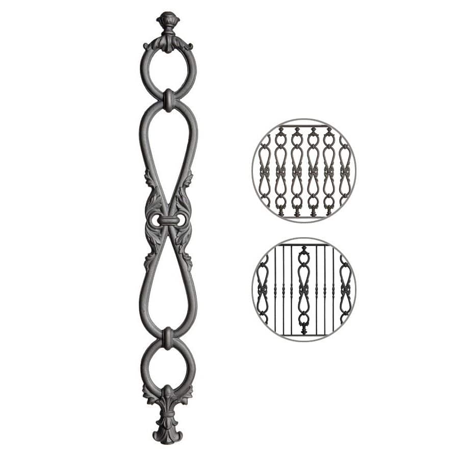 Cast iron balustrade - BR 01 - Ghisarredo - indoor / for stair / for ...