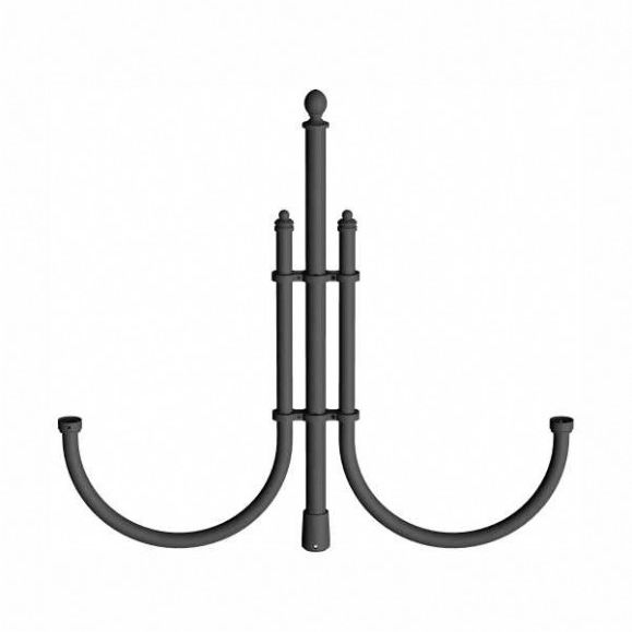 Aluminum lamp post arm - LC 2002 - Ghisarredo - galvanized steel