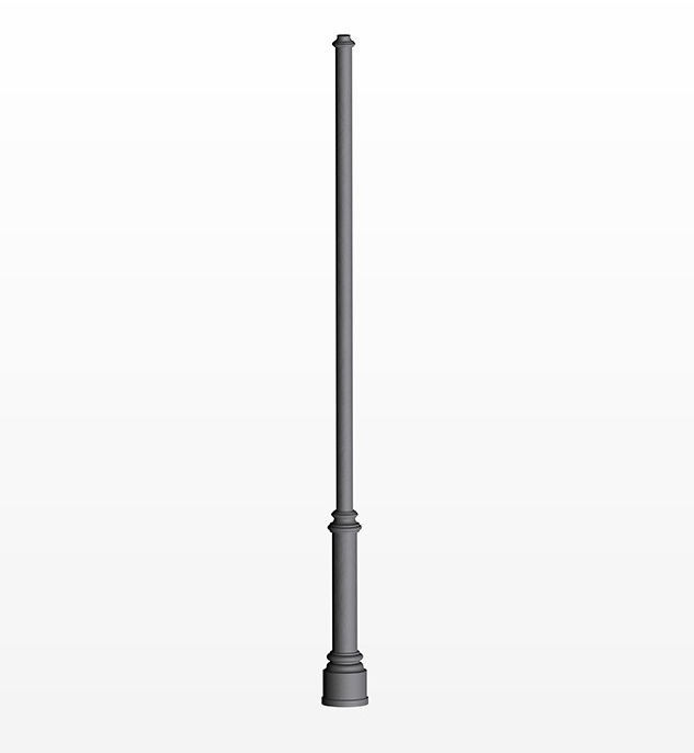 Lighting pole - LPC 002 - Ghisarredo - cast iron / steel / cast aluminum