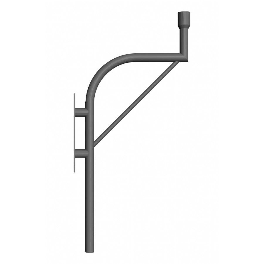 Anodized aluminum lamp post arm - LC 0501 - Ghisarredo
