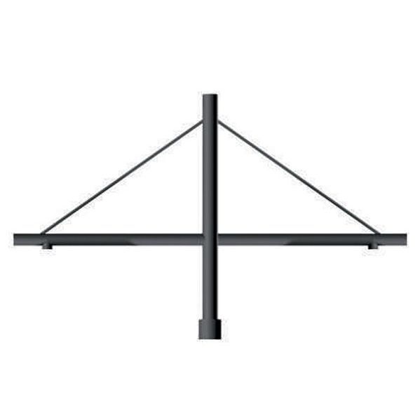 Hot-dip galvanised steel lamp post arm - LC 2102 - Ghisarredo