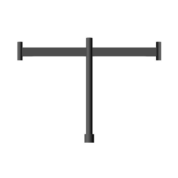 Hot-dip galvanised steel lamp post arm - LC 2103 - Ghisarredo