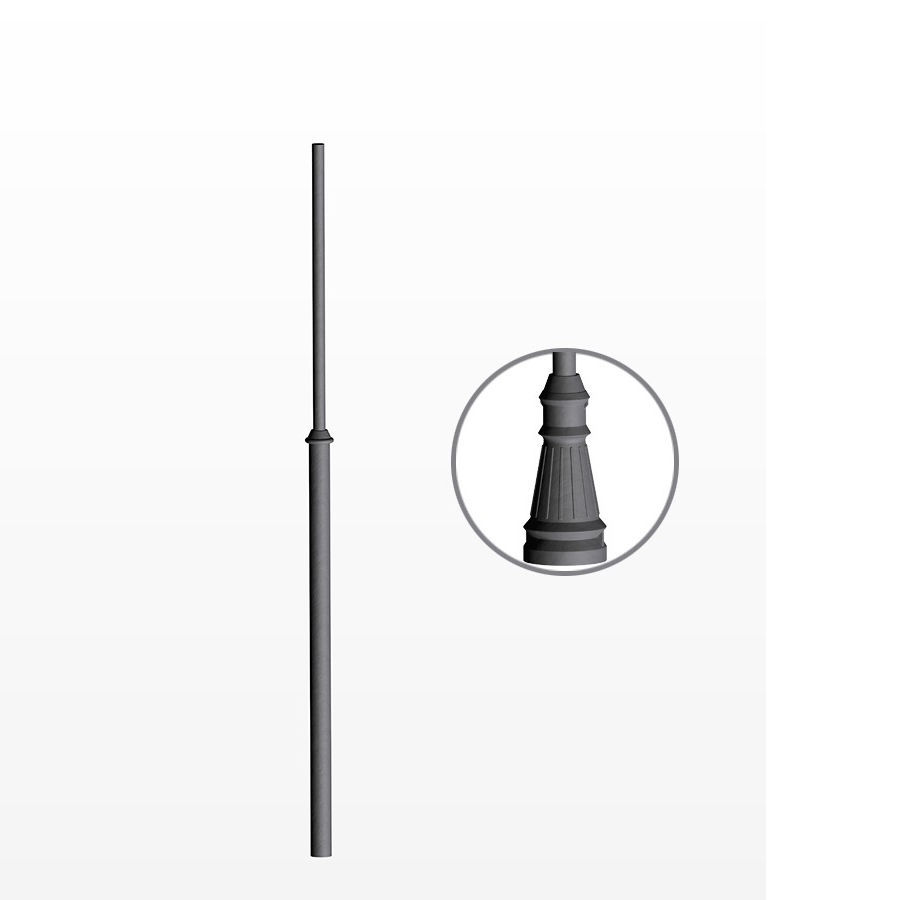 Lighting pole - LPR 010 - Ghisarredo - cast iron / steel / aluminum