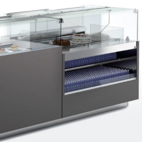Counter refrigerated display case - GEM R4 COMBI M1 - Oscartek - for ...
