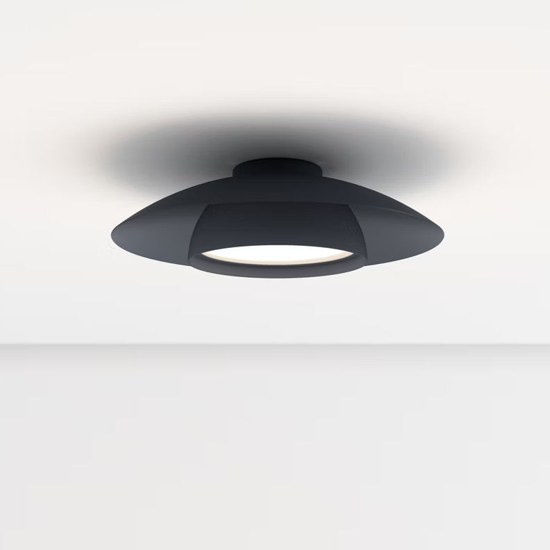 Contemporary ceiling light - TIRES DOWN 350 - Nexia - round / aluminum ...