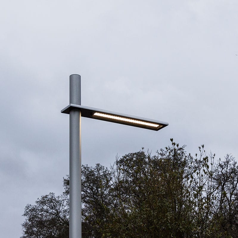 Urban lamp post - LINED II - Setga - contemporary / anodized aluminum ...