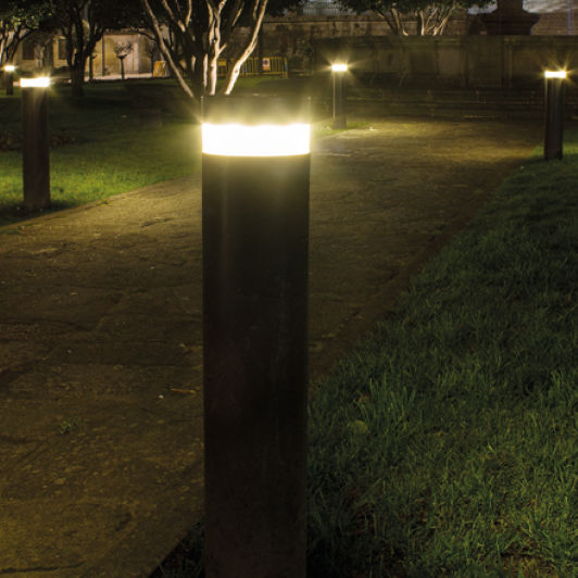 Urban bollard light - HR - Setga - contemporary / cast aluminum / LED