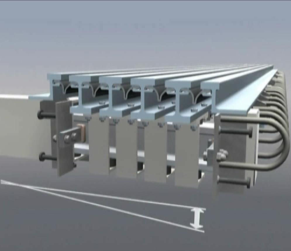 Elastomeric expansion joint - TENSA-MODULAR LR-LS - Mageba - for bridge ...