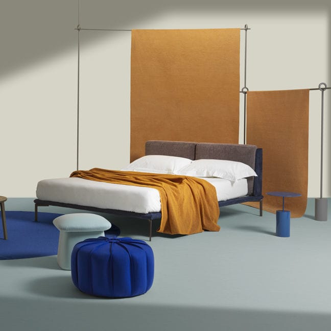 Double bed - Mise - My Home Collection - contemporary / upholstered ...