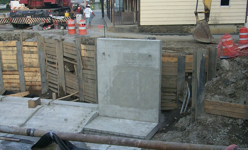 Precast Modular Retaining Walls Reinforced Concrete Retaining Wall