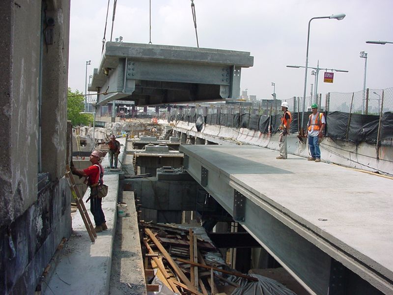 Steel bridge - TRIBOROUGH - The Fort Miller Co. - precast concrete ...