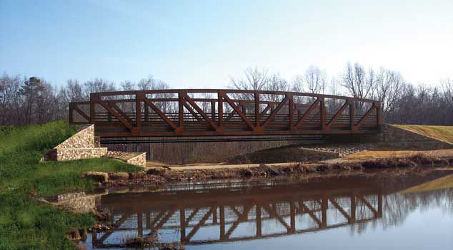 Truss bridge - EXPRESS® CONTINENTAL - Contech - steel / pedestrian