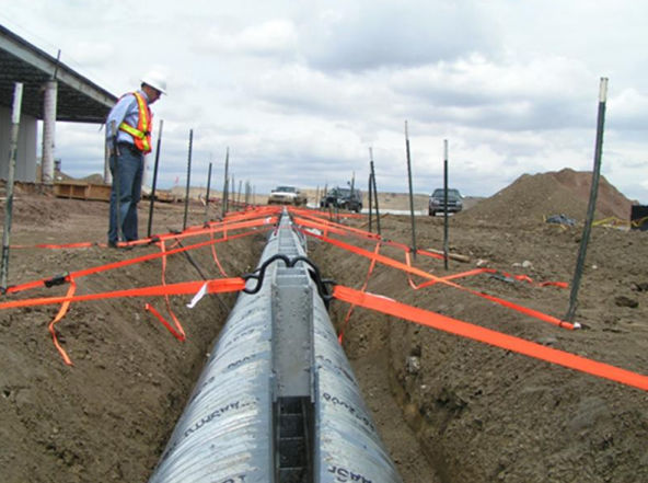 Steel pipework / for drainage systems - SLOTTED DRAIN™ - Contech