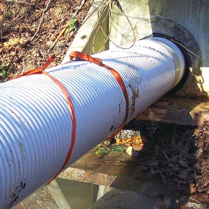 PVC channeling - A2™ LINER - Contech - for drainage systems