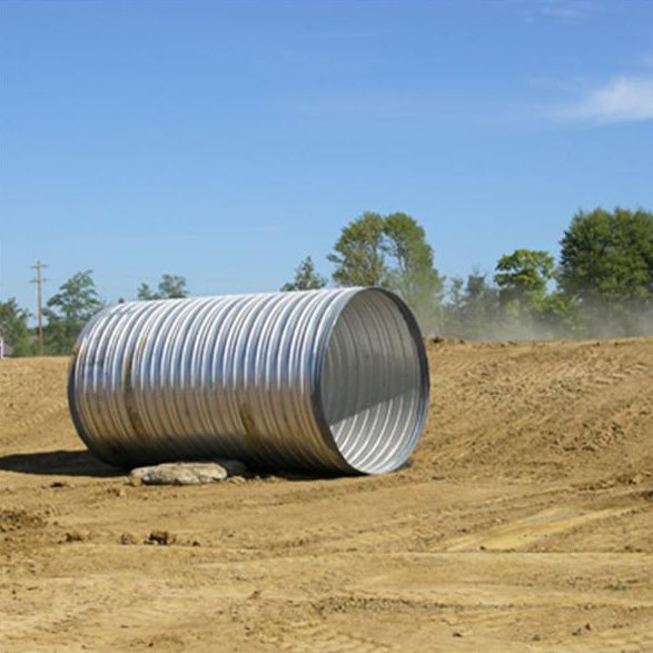 Metal channeling - HEL-COR® - Contech - steel / galvanised steel / for ...