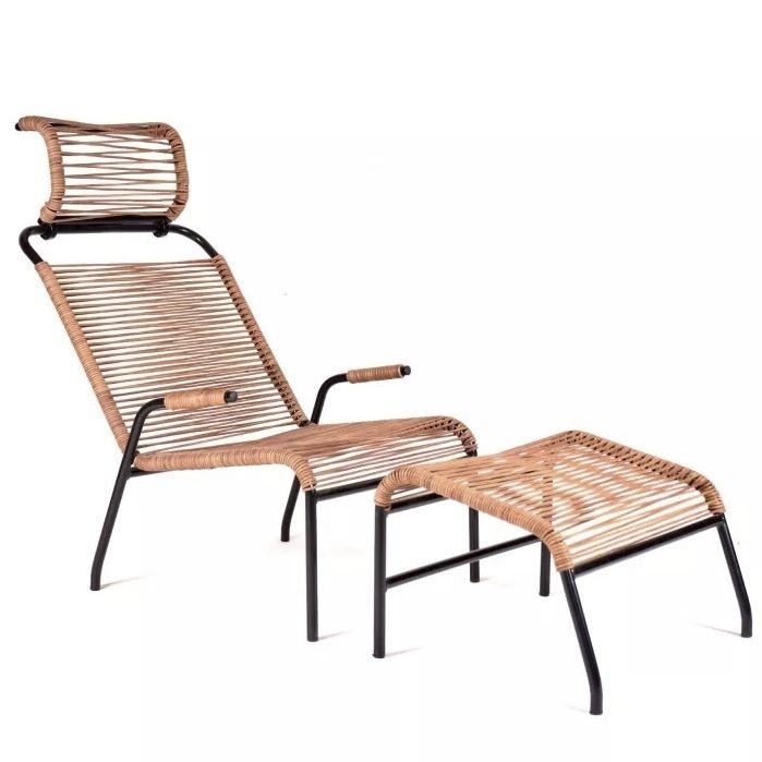 Contemporary lounge chair - Brazza - BOQA - linen / leather / PVC
