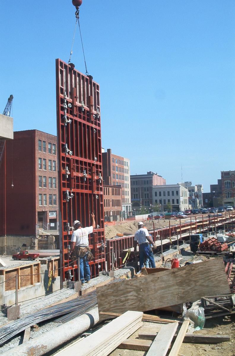 Frame formwork - MAGNUM - Pilosio - modular / metal / large-area