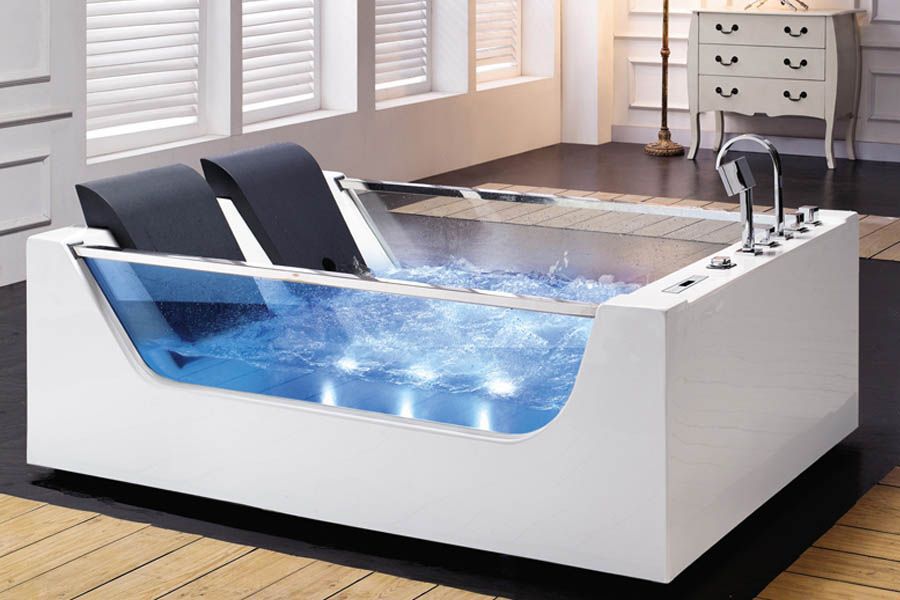 Hydromassage bathtub - BL-502 - Beauty Luxury - acrylic / white