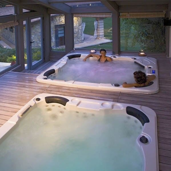 Built In Hot Tub Bl 832 Beauty Luxury Above Ground Rectangular