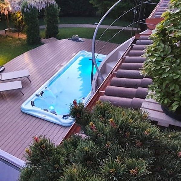 Built-in swim spa - BL-860 - Beauty Luxury - above-ground / rectangular ...