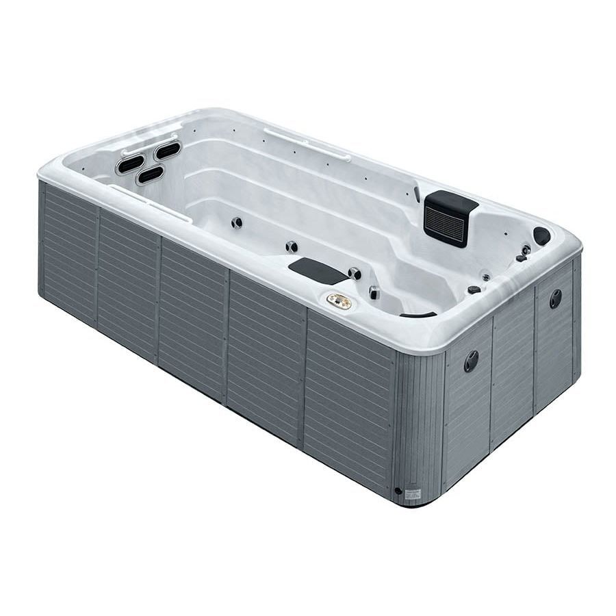 Built-in swim spa - BL-824 - Beauty Luxury - above-ground / rectangular ...