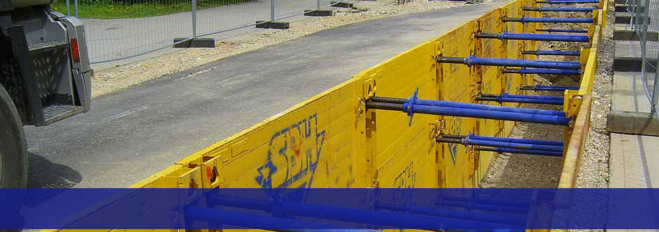 Steel shoring - 100 - SBH Tiefbautechnik